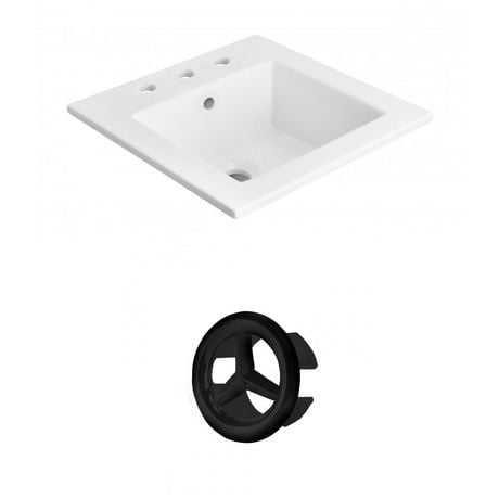 Click here for American Imaginations 21-In. W Ceramic Top Set Whi... prices