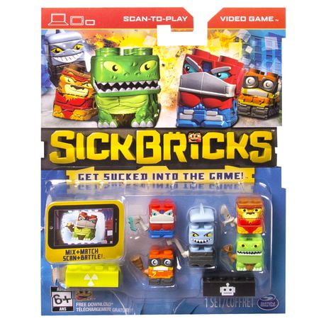 Sick Bricks - Sick Team - 5 Character Pack - Mutants vs Robots ...