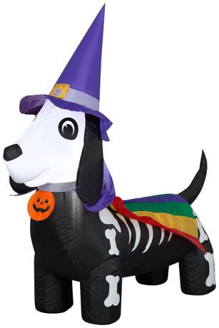 Airblown Rainbow Dog w/ Witch Hat Dachshund SM | Walmart Canada