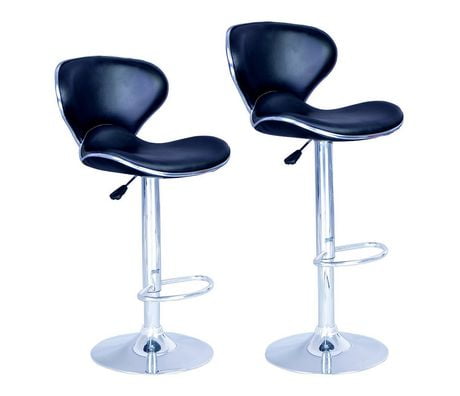 Click here for Nicer Furniture Black Swivel Bar Stool Black prices
