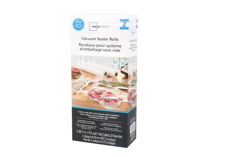 Click here for Mainstays Vacuum Sealer Rolls Transparent/ Clear prices