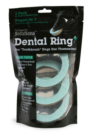 Omega Paw Clean Teeth Small Dental Ring, Pack of 3 - Walmart.ca
