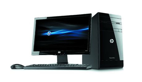 HP Pavillion 20' Desktop Computer with 20" Monitor (AMD E1-1200 ...