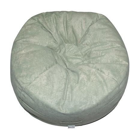 Click here for Boscoman Faux Suede Round Teen Beanbag Chair Deep... prices