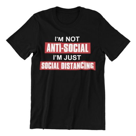 Click here for Generic Anti-Social Mens Short Sleeve Crew Neck Te... prices