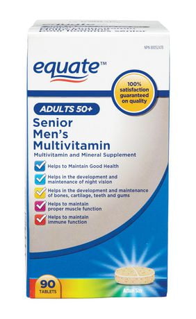 Senior Men's Multivitamin, 90 Tablets - Walmart.ca