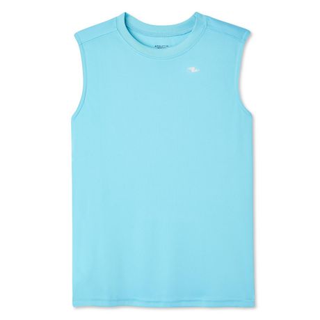 Click here for Athletic Works Boys Solid Tech Muscle Tee Blue Xl prices