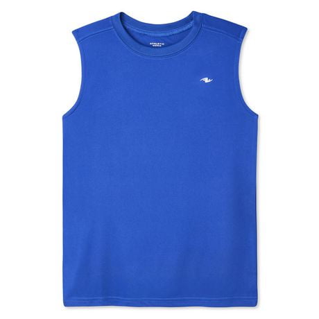 Click here for Athletic Works Boys Solid Tech Muscle Tee Blues Xs prices
