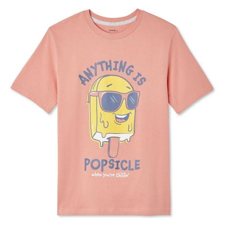Click here for George Boys Short Sleeve Graphic Tee Coral M prices