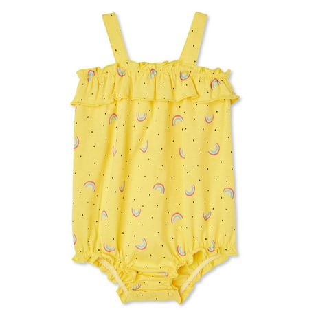 Click here for George Baby Girls Printed Sunsuit Yellow 18-24 Mon... prices