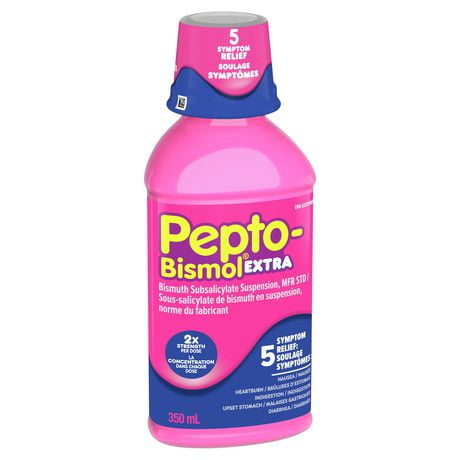Pepto Bismol Liquid Extra Strength for Nausea, Heartburn, Indigestion ...