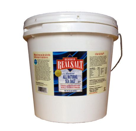 Redmond Real Salt 10 lbs Bucket | Walmart Canada