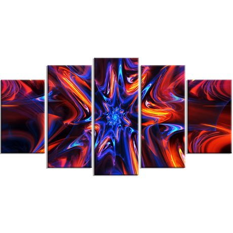Click here for Design Art Starry Trance Canvas Wall Art Multi-Col... prices