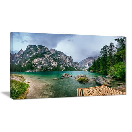 Click here for Design Art Lake Between Mountains Landscape Photo... prices