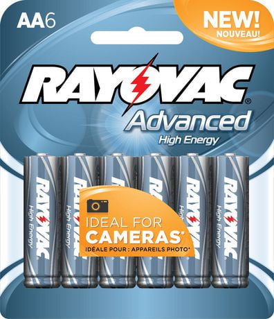 Rayovac Alkaline Advanced High Energy - AA6 | Walmart Canada