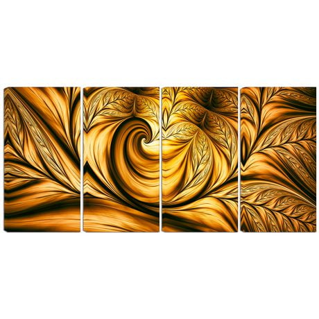 Click here for Design Art Golden Dream Canvas Wall Art Multi-Colo... prices