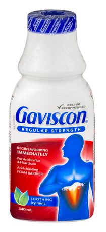 Gaviscon Regular Strength Soothing Icy Mint Liquid | Walmart Canada