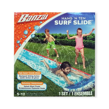 Banzai - 16'L Hang' N Surf Slide | Walmart Canada