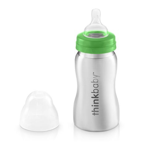 Click here for Thinkbaby Baby Bottle Of Steel Green 9Oz prices