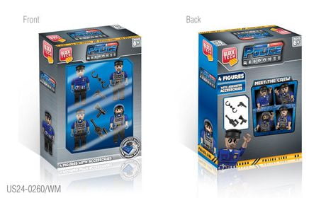 Block Tech Police 4 Figures with Accessories | Walmart Canada