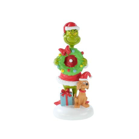 Dr. Seuss' The Grinch Who Stole Christmas, Grinch and Max Figurine, 6 ...