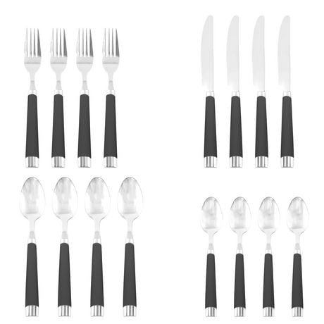 Click here for Mainstays Red Flatware Set Red prices
