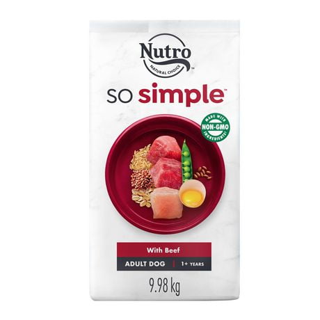 Nutro So Simple Beef Adult Dry Dog Food, 1.81-9.98kg - Walmart.ca