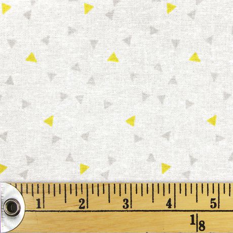 Click here for Fabric Creations Light Grey With Yellow And Grey T... prices