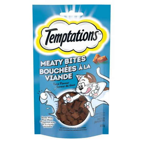 Temptations Meaty Bites Tuna Cat Treats, 42.5g - Walmart.ca