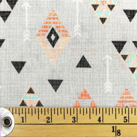 Click here for Fabric Creations Grey With Desert Triangles  Arrow... prices