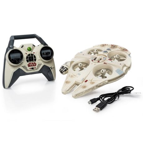 Star Wars Air Hogs Remote Control Ultimate Millennium Falcon Quadcopter ...