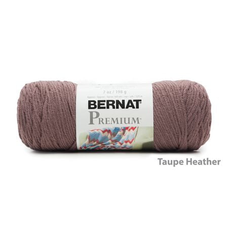 Click here for Bernat Premium Yarn (198G/7Oz) Taupe Heather prices