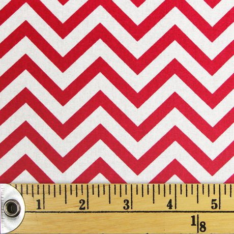 Click here for Fabric Creations Red And White Chevrons Fat Quarte... prices