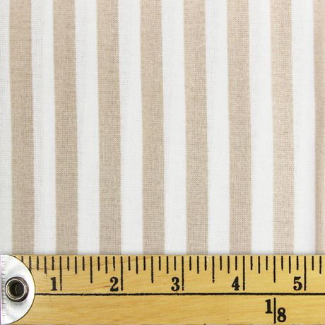 Click here for Fabric Creations Tan And White Stripes Fat Quarter... prices