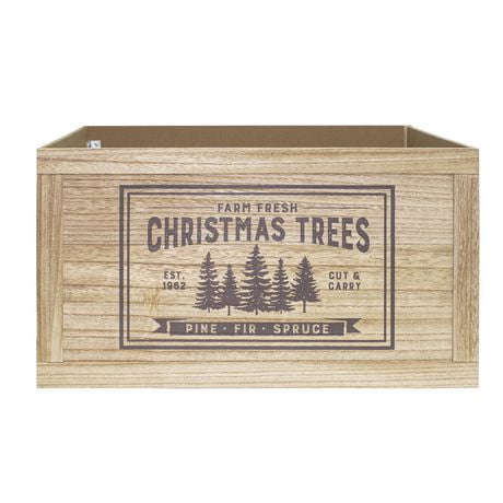 Holiday Time Christmas Tree Crate Base Cover | Walmart Canada