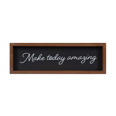 hometrends Make Today Amazing Box Top Art | Walmart Canada