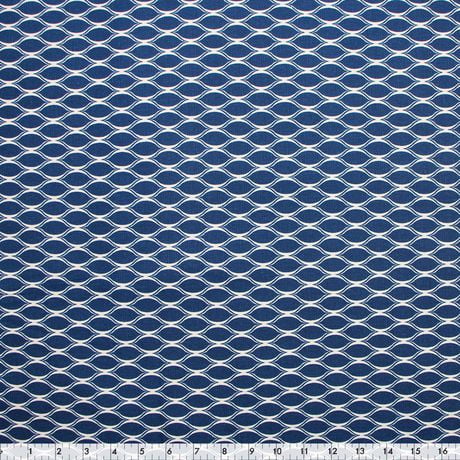 Click here for Fabric Creations Navy Honeycomb Canvas Pre-Cut Fab... prices
