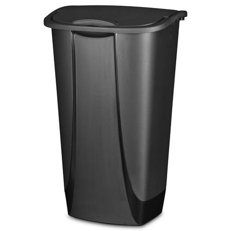 Click here for Sterilite 42 Liter Black Swingtop Wastebasket Blac... prices