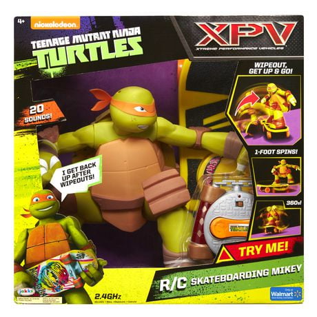 Teenage Mutant Ninja Turtles Xpv Remote Control Skateboarding Mikey ...