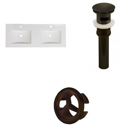 Click here for American Imaginations 48-In. W Ceramic Top Set Whi... prices