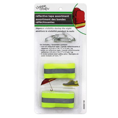 Click here for Unique Creativ Assorted Reflective Tape Set Green... prices