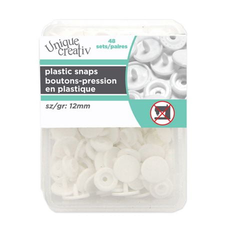 Unique Creativ White Plastic Snaps - Walmart.ca