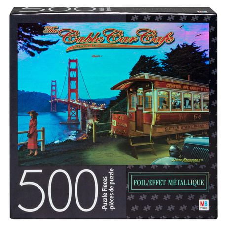 Cable Car Cafe 500-Piece Puzzle with Foil Accents - Walmart.ca