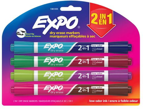 Click here for Expo 2-In-1 Assorted Chisel Tip Dry Erase Markers... prices