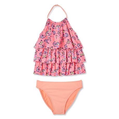 George Girls' Ruffle Tankini Swim Set | Walmart Canada