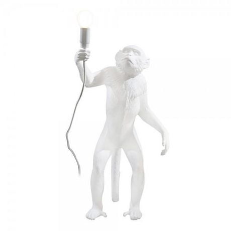 Click here for Plata D Cor Import Inc Monkey Table Lamp 2 White A... prices
