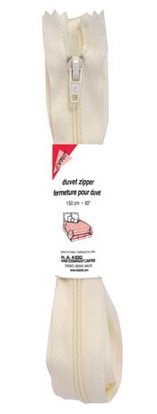 Click here for Costumakers Duvet Closed End Zipper White 150Cm /... prices