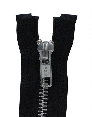 Click here for Costumakers One Way Separating Zipper Silver On Bl... prices