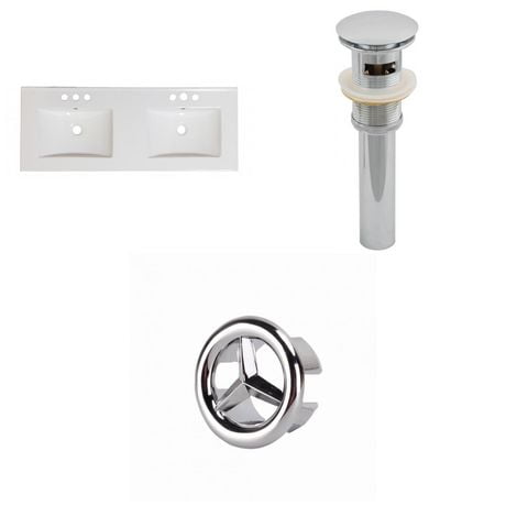 Click here for American Imaginations 48-In. W Ceramic Top Set Whi... prices