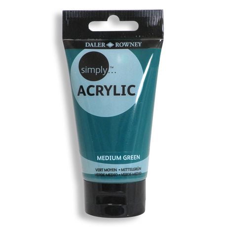 Acrylic 75ml Paint, Medium Green | Walmart Canada